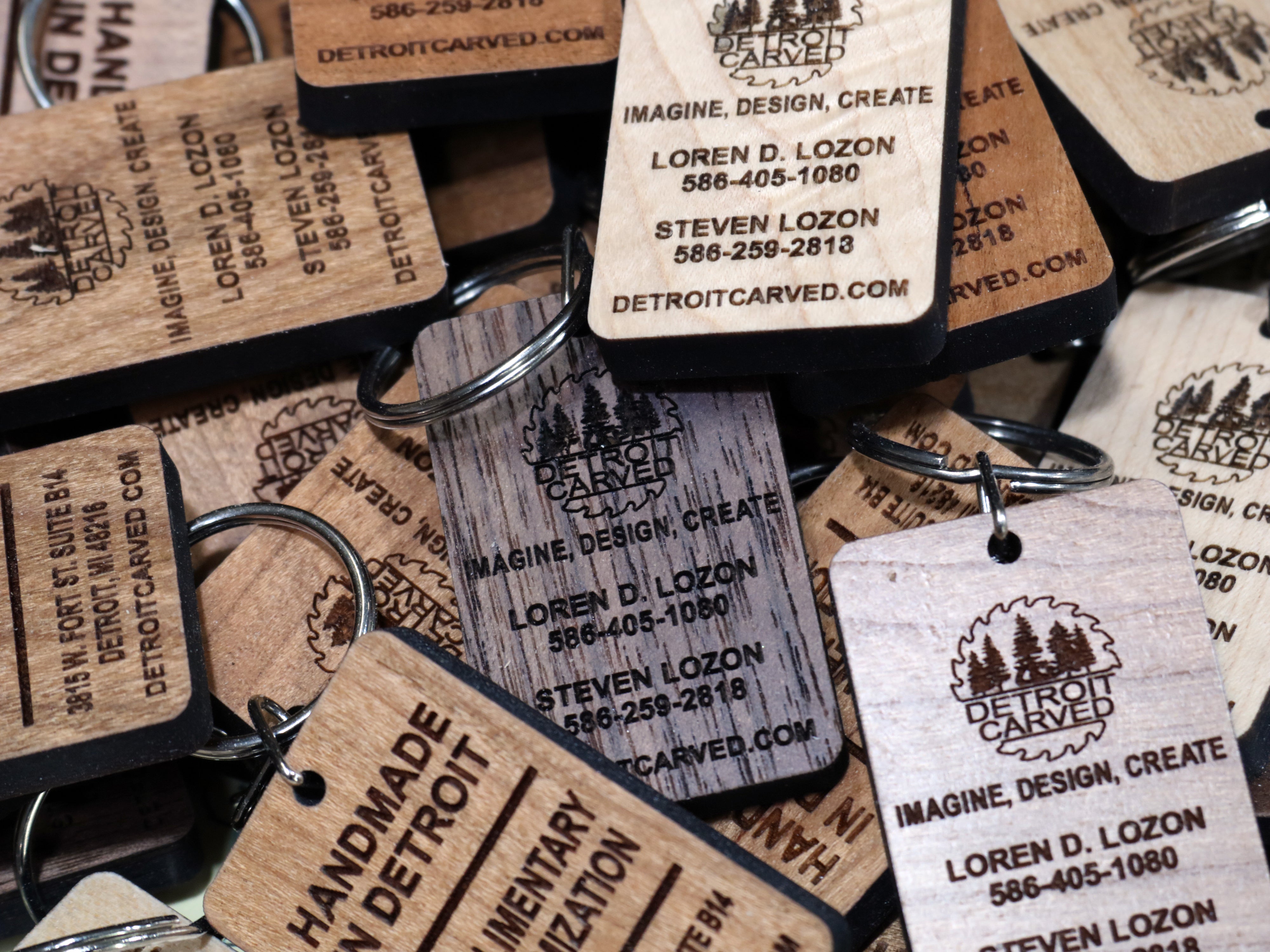 Keychains – Detroit Carved