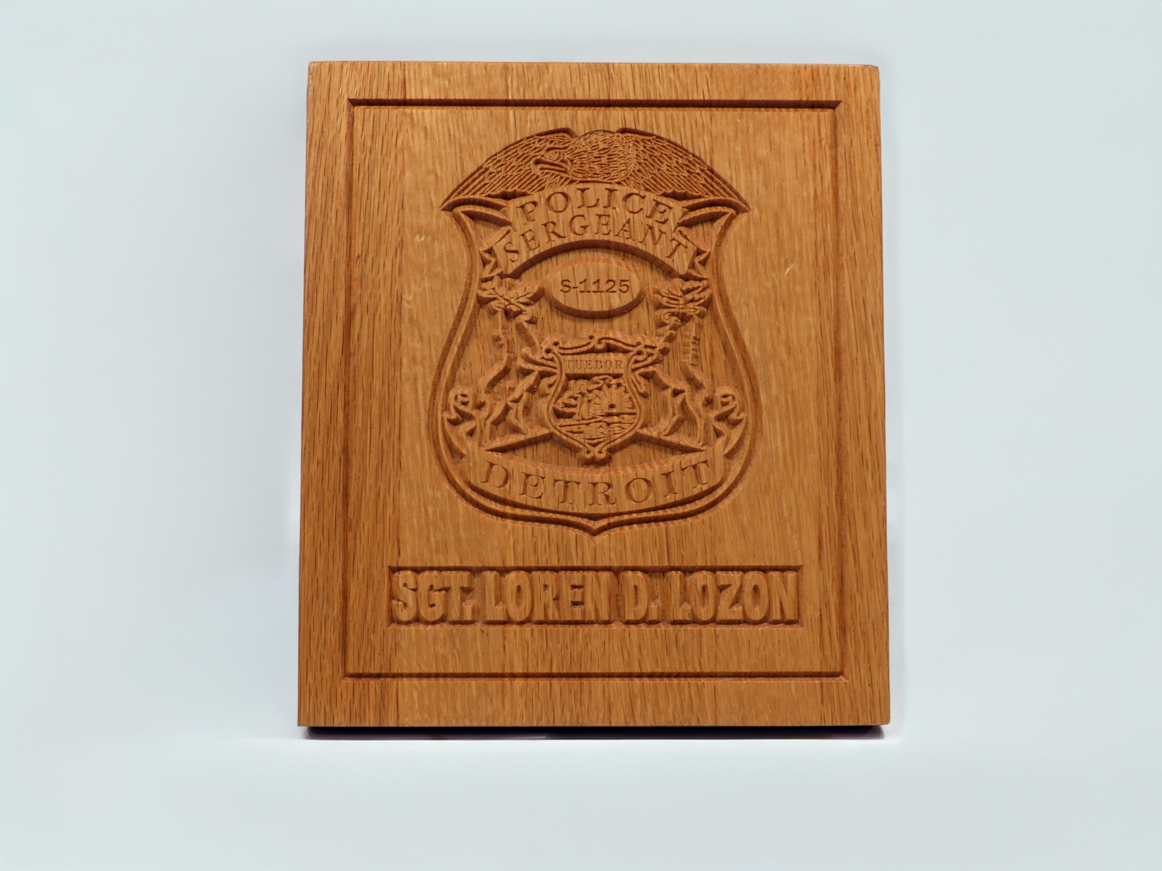 Occupation Sign – Detroit Carved